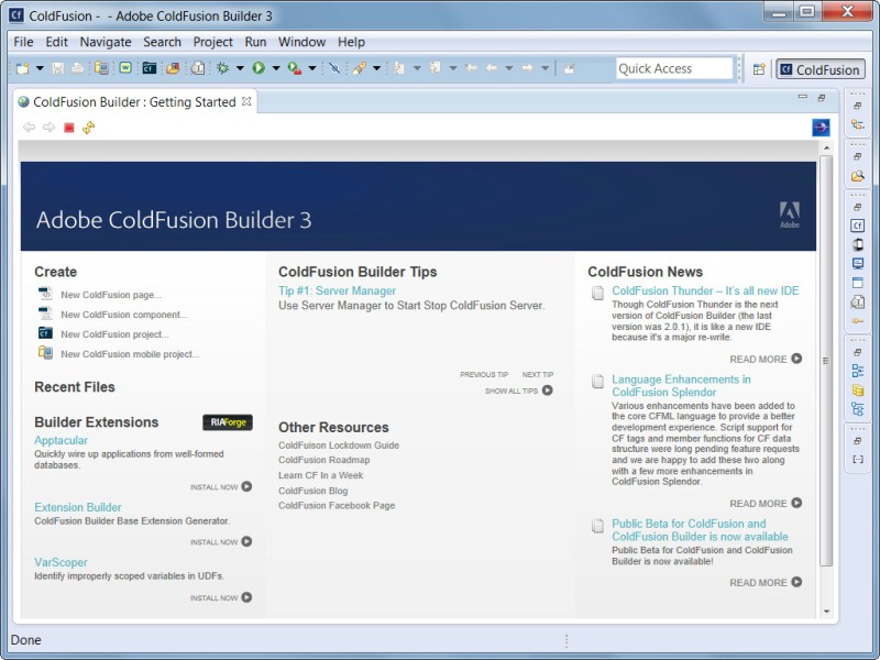 ColdFusion Builder - ALSO Deutschland GmbH