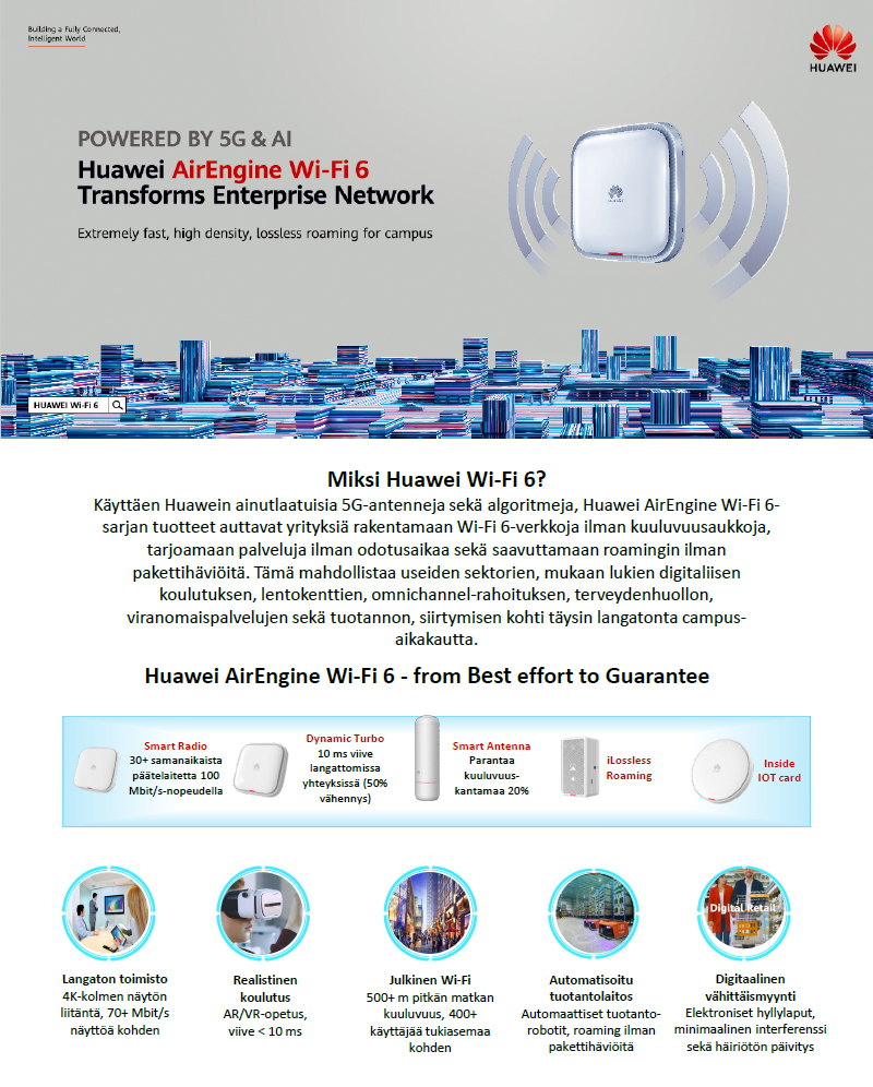 Huawei Wi-Fi 6 - ALSO Finland Oy
